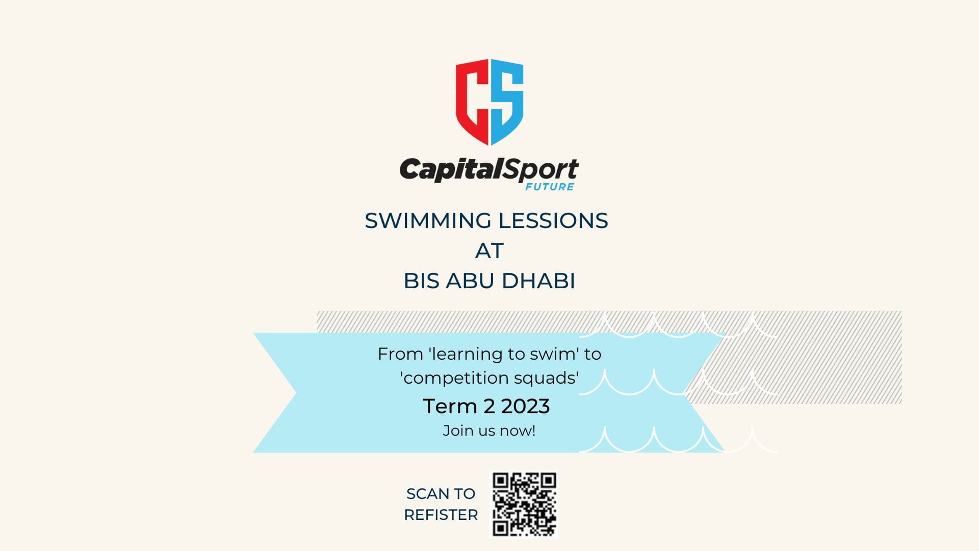 Capital Sports Swimming classes at BIS Abu Dhabi