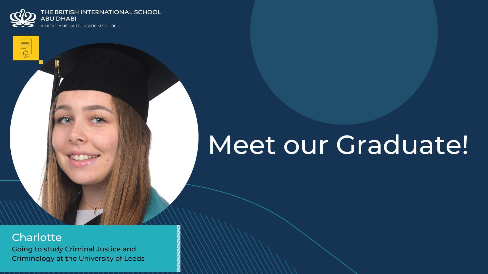Meet our Graduate Charlotte
