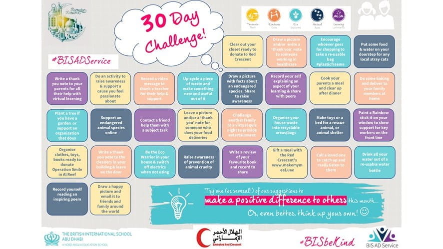 Ramadan 30 Day Service Challenge