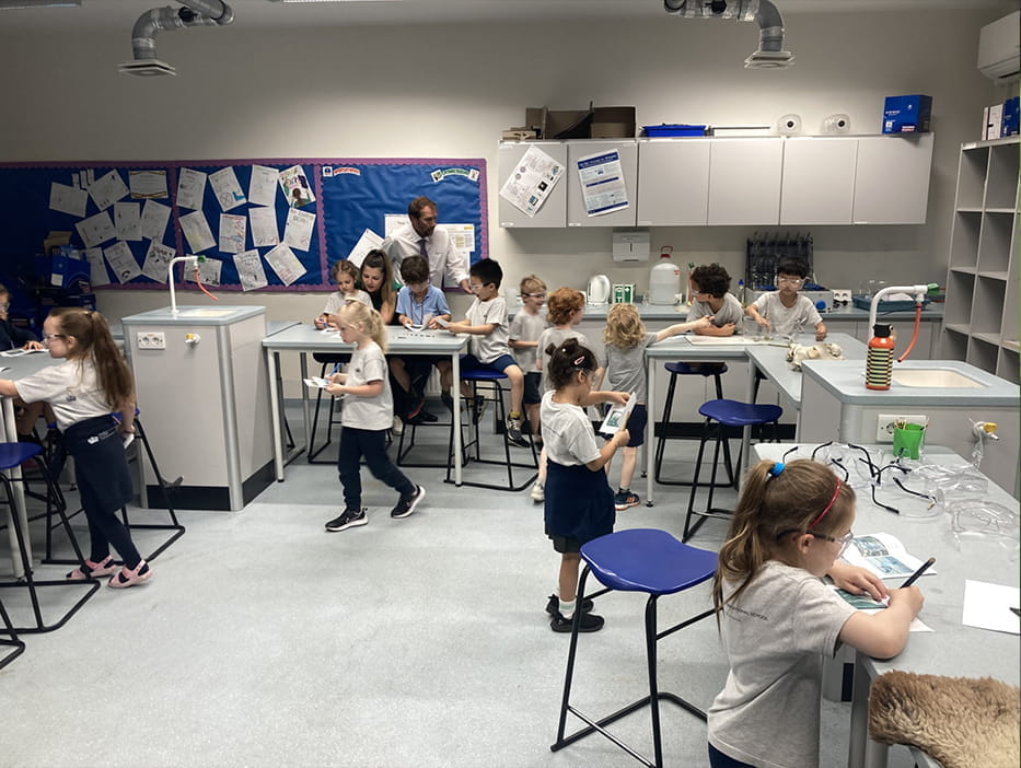 Year 1 visit to the Science Lab