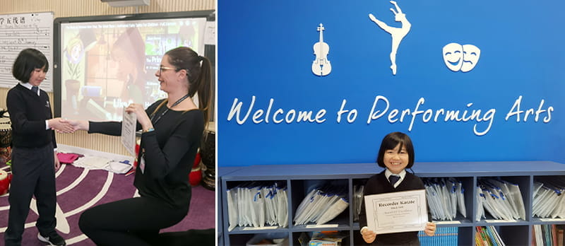 Recorder Karate and First Black Belt Awards in Year 3 | BSB Sanlitun