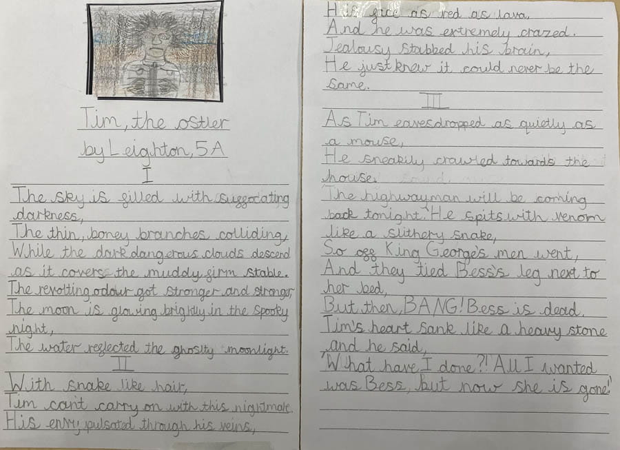 Poetry by Year 5