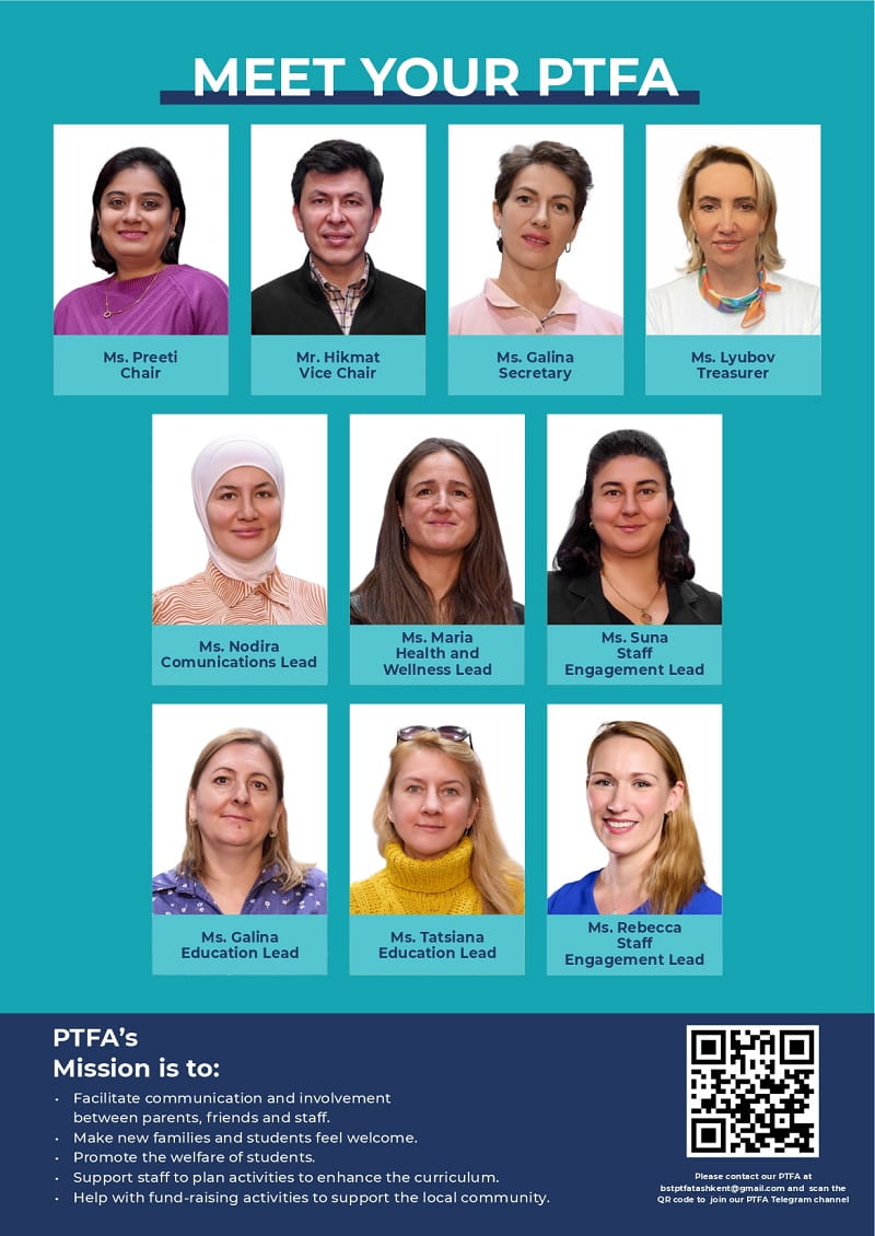 PTFA Association | The British School of Tashkent