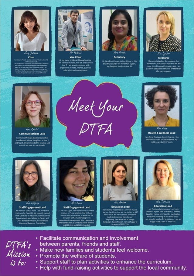 PTFA Association | The British School of Tashkent