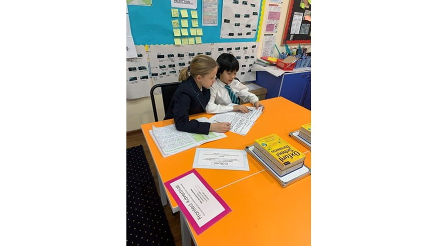 Year 6 used editing stations in English