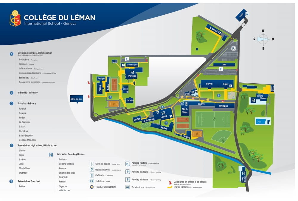 学校紹介[スイスの寮がある学校 Collège du Léman]