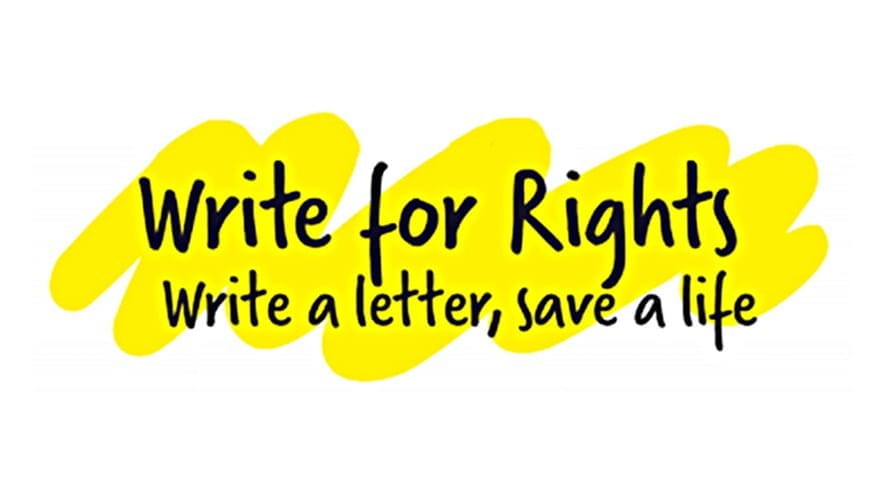 Year 10 ‘Write for Rights’ Letters of Support