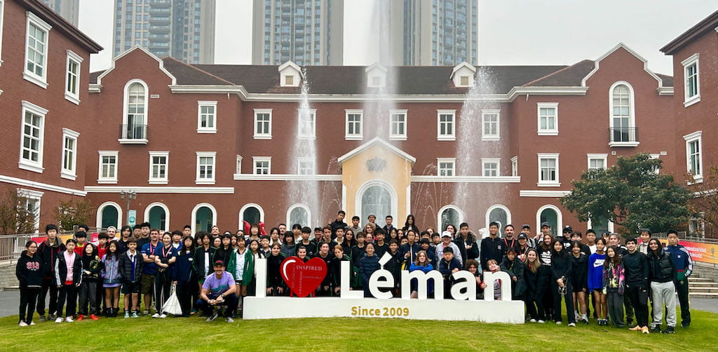 Leman was honoured to host 11 school teams in ACAMIS X-C