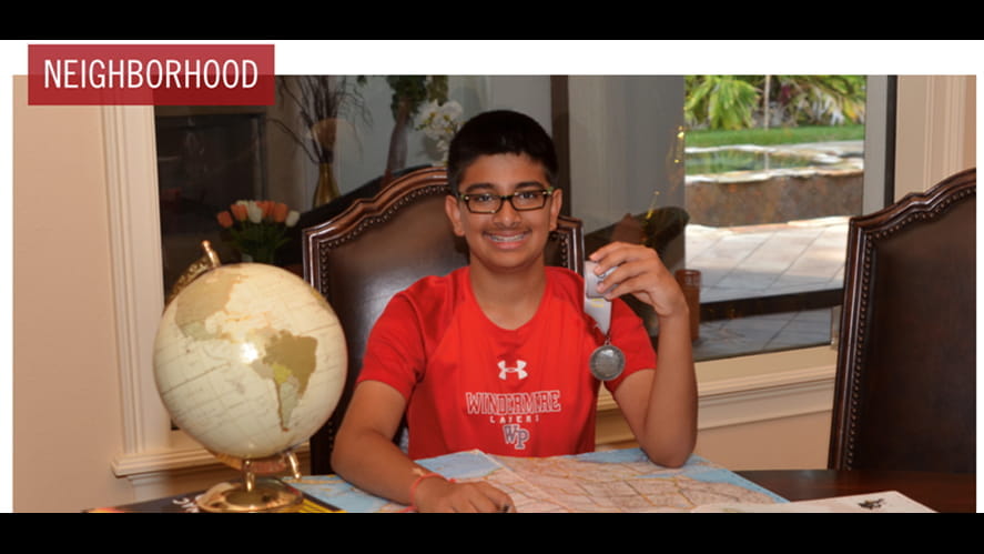Kaylan Patel, 7th Grader, is back-to-back Florida State Geographic Bee ...